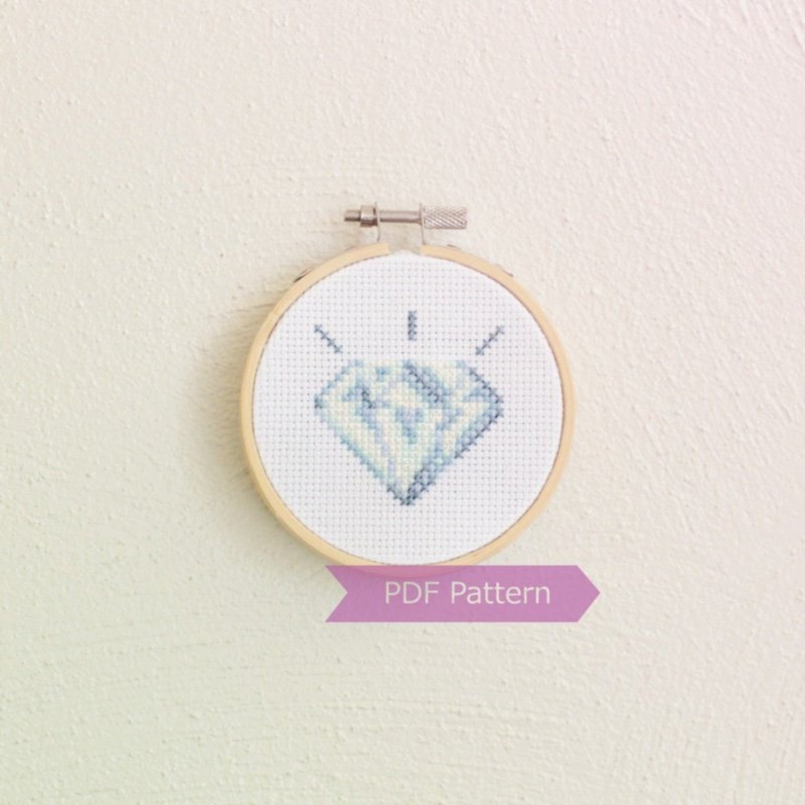 Diamond Cross Stitch Pattern PDF - Diamond Embroidery - Instant ...