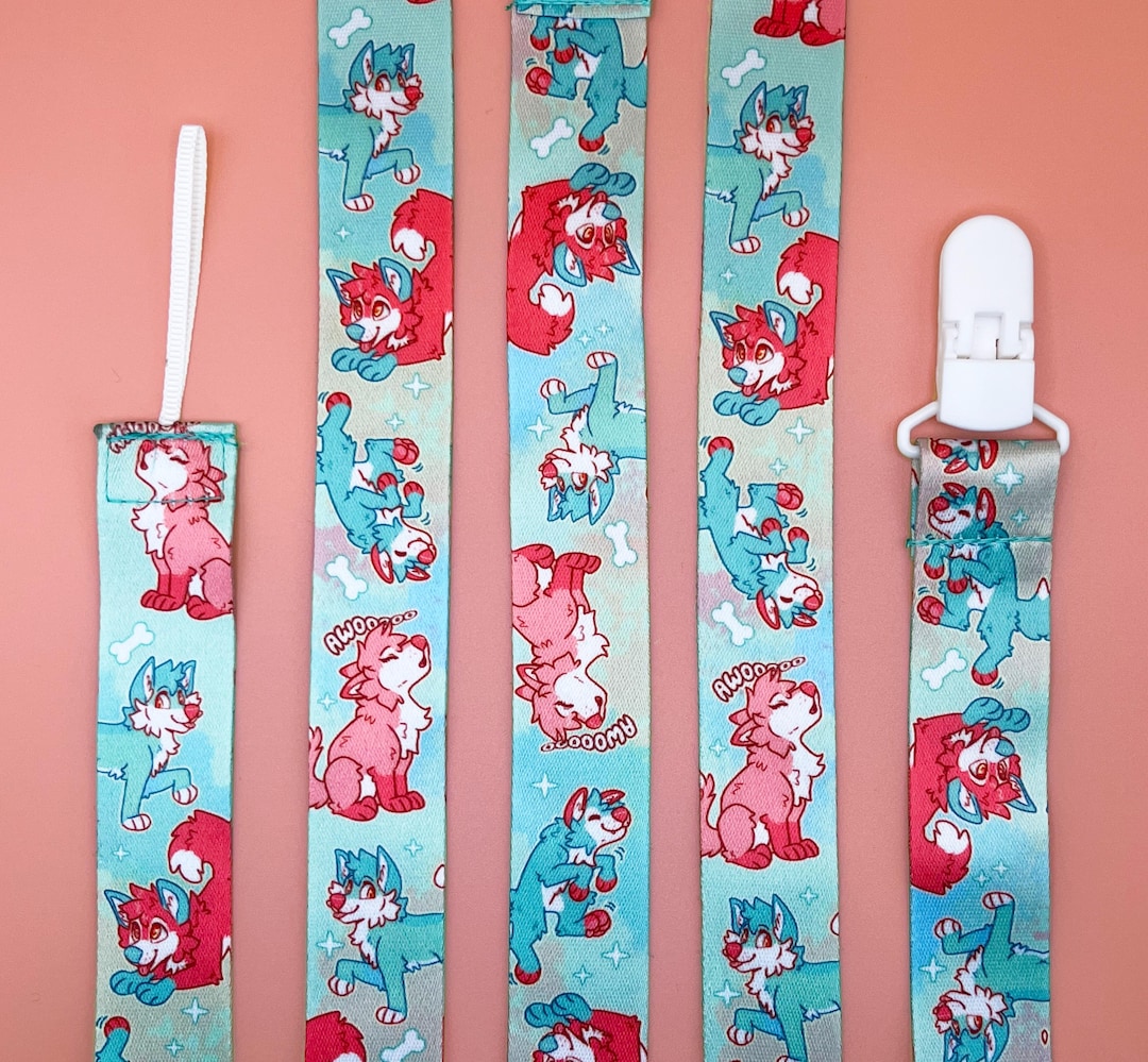 Wolf Puppies Pacifier Clip ABDL - Etsy