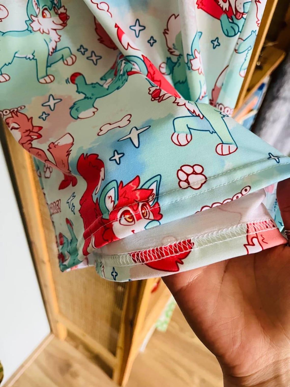 Wolf Puppies Shirt | Babyfur ABDL All-over Tee | Kawaii Pastel Furry ...