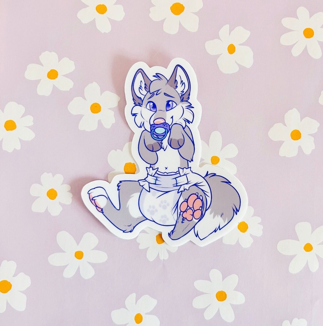 Crinkle Pup 3" Sticker - Etsy