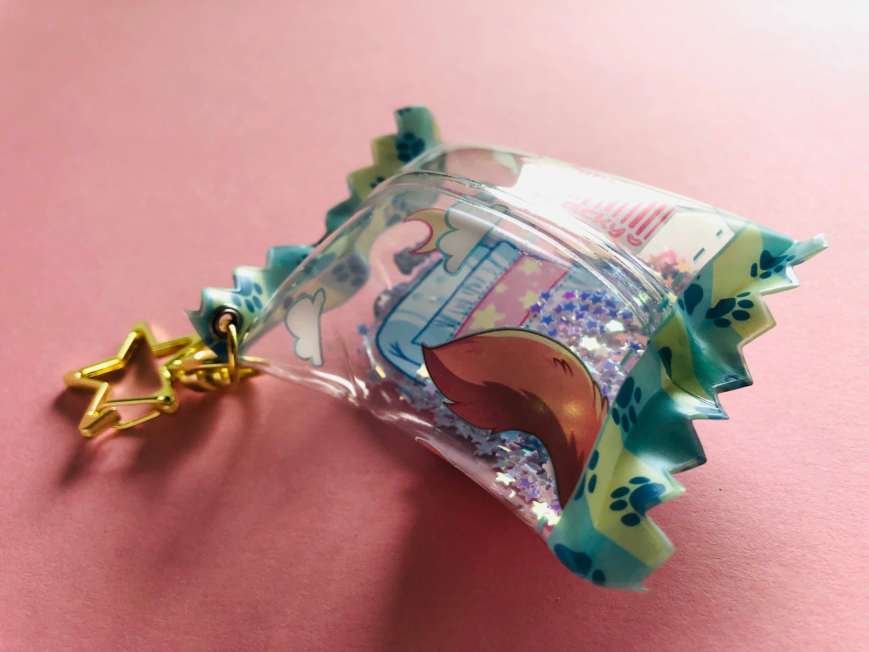 Emergency Diaper Candy Bag Shaker Charm With Sparkles - Etsy