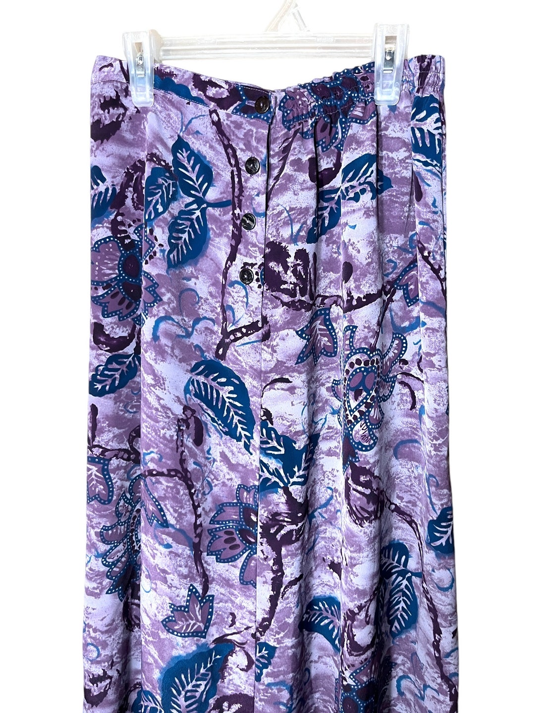 Vintage Sharon Anthony 90s Purple Maxi Skirt Size M - Etsy