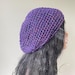Blue and Purple Crochet Hair Net & Hair Snood - Etsy