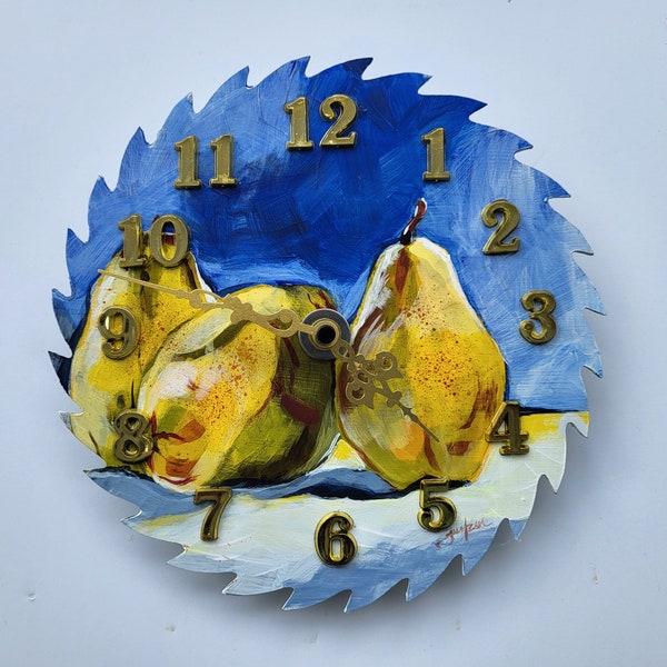 Pear Clock - Etsy