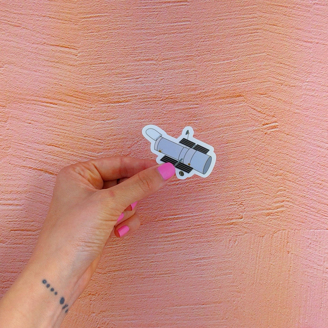 Sticker: NASA Hubble Telescope - Die Cut Vinyl Sticker, Science Gift ...