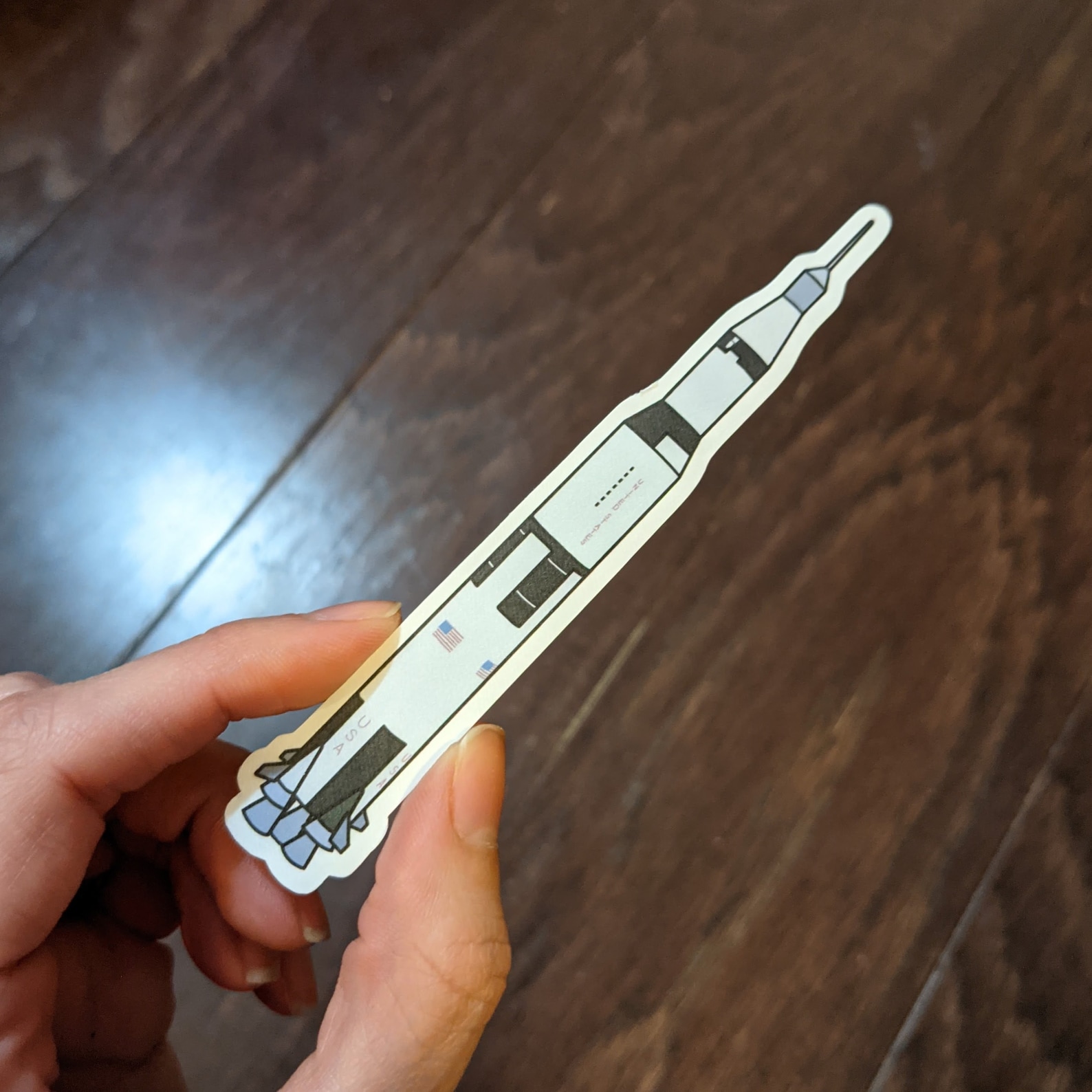 Sticker: Saturn V Rocket Die Cut Vinyl Sticker Science | Etsy