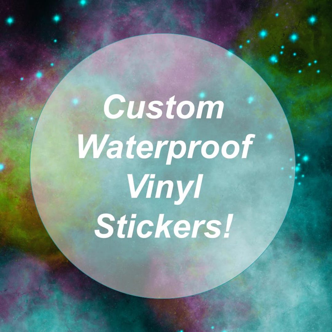 Custom Die Cut Vinyl Stickers - Etsy