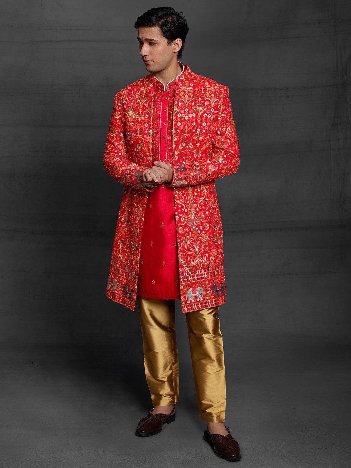 Indian Wedding Indowestern Sherwanigroom Sherwanimens - Etsy