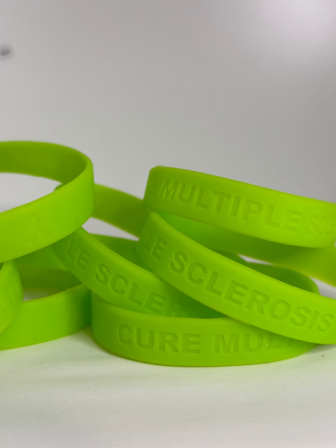 Multiple Sclerosis Awareness Silicone Wristband MS, Find a Cure - Etsy