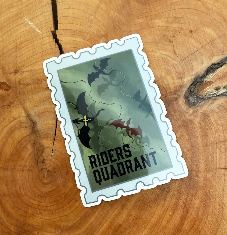 Riders Quadrant - Stamp Stickers Fourth Wing, Andarna, Tairn, Xaden ...