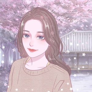 Custom Anime Cartoon Portrait Digital Illustration | Etsy