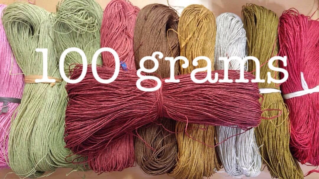 Raffia yarn sand color for crocheting hats and bags eco friendly yarn ...