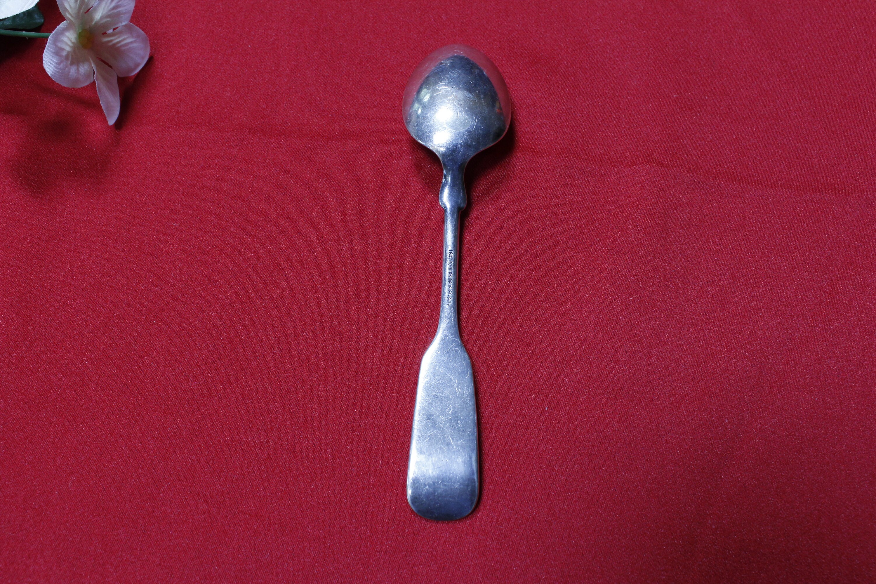 1847 Rogers Bros Silverplate Tea Spoon "tipped Pattern" - Etsy