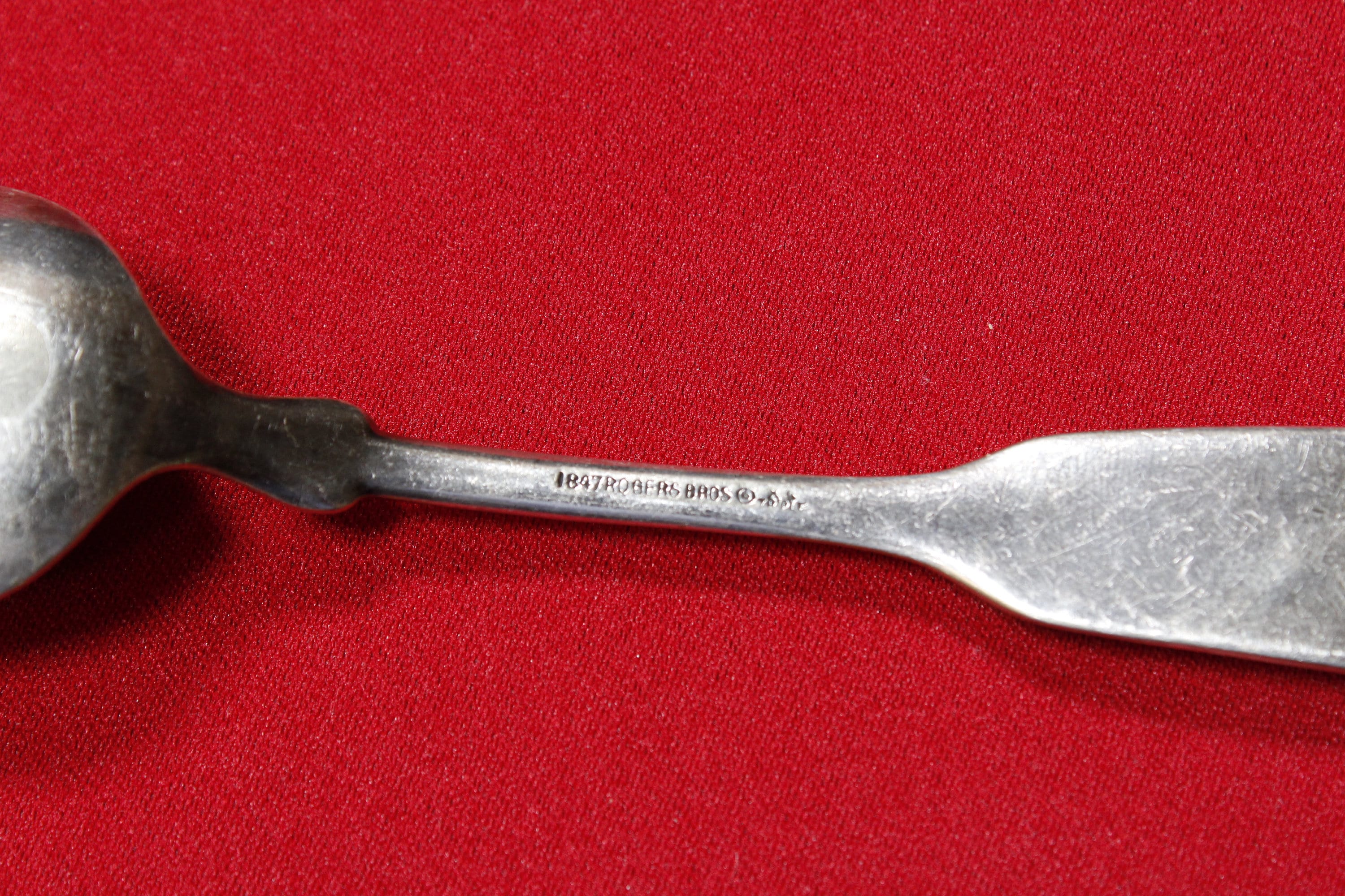 1847 Rogers Bros Silverplate Tea Spoon "tipped Pattern" - Etsy