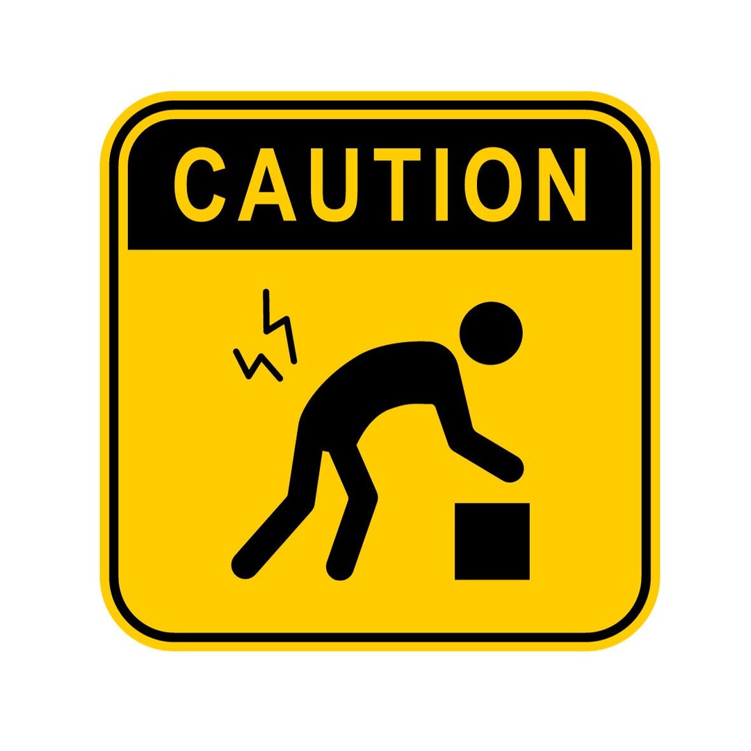 Safety Caution Sticker - Etsy