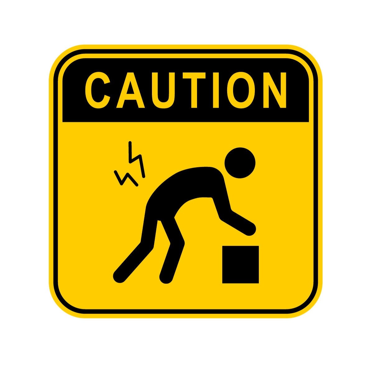 Safety Caution Sticker - Etsy