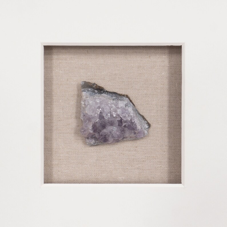 HUJI Handmade Natural Crystal Shadow Box Wall Décor Set of 2 - Etsy