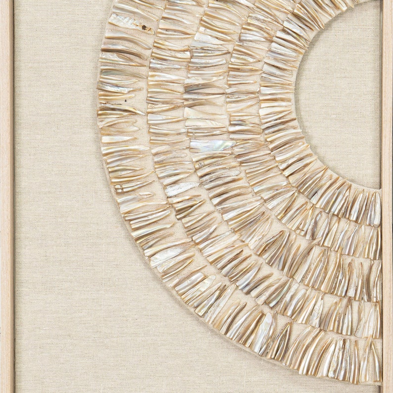HUJI Glassless Two Piece Pearl Oyster Shell Wall Décor (MS47782) - Etsy