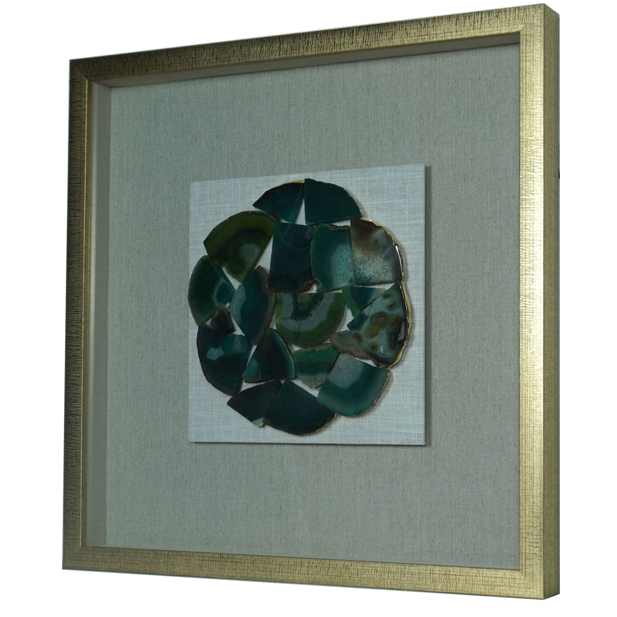 Shattered Agate Shadow Box Wall Décor (MS55208) - Etsy