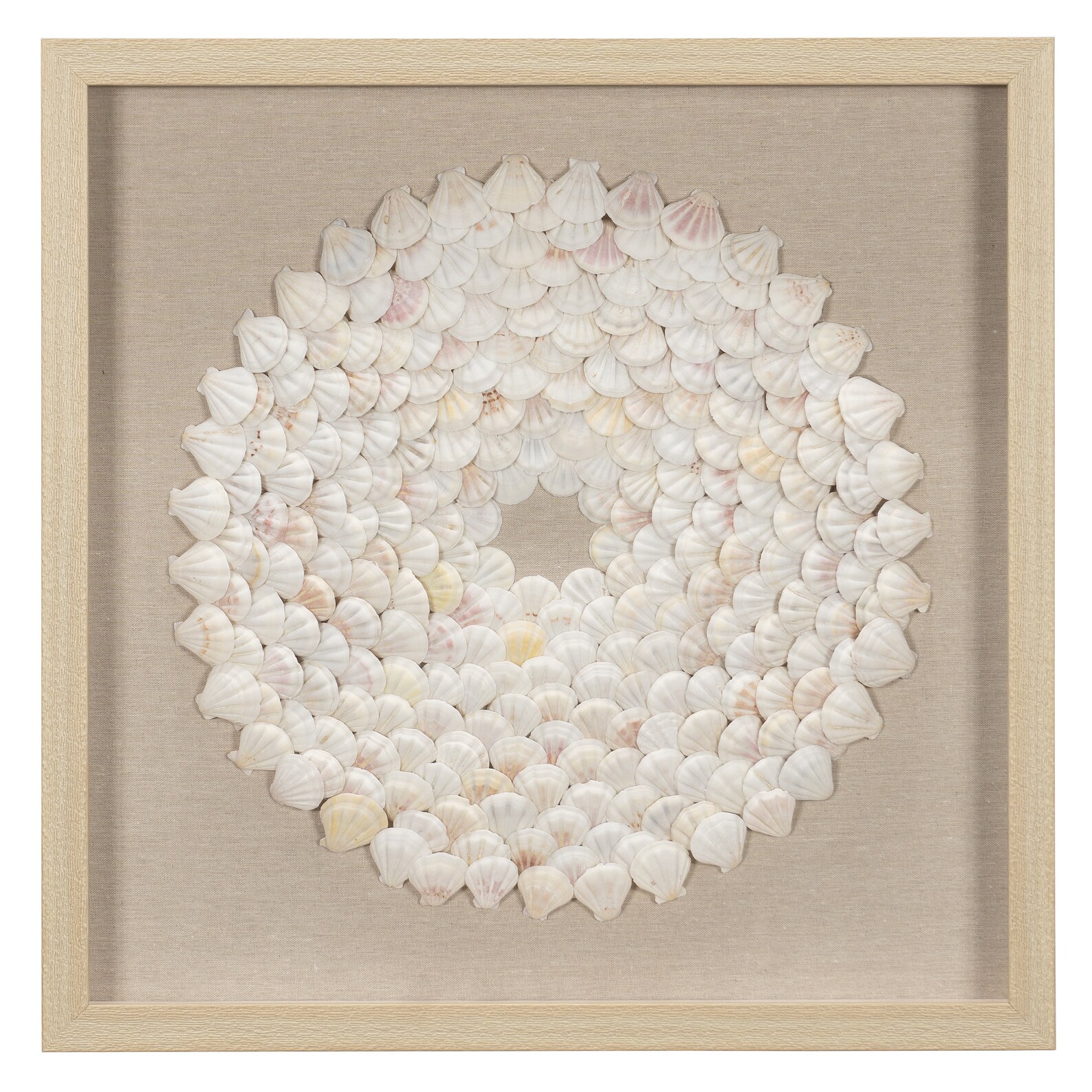 HUJI Mini Scallop Shells Shadow Box Wall Décor (MS56275B) - Etsy