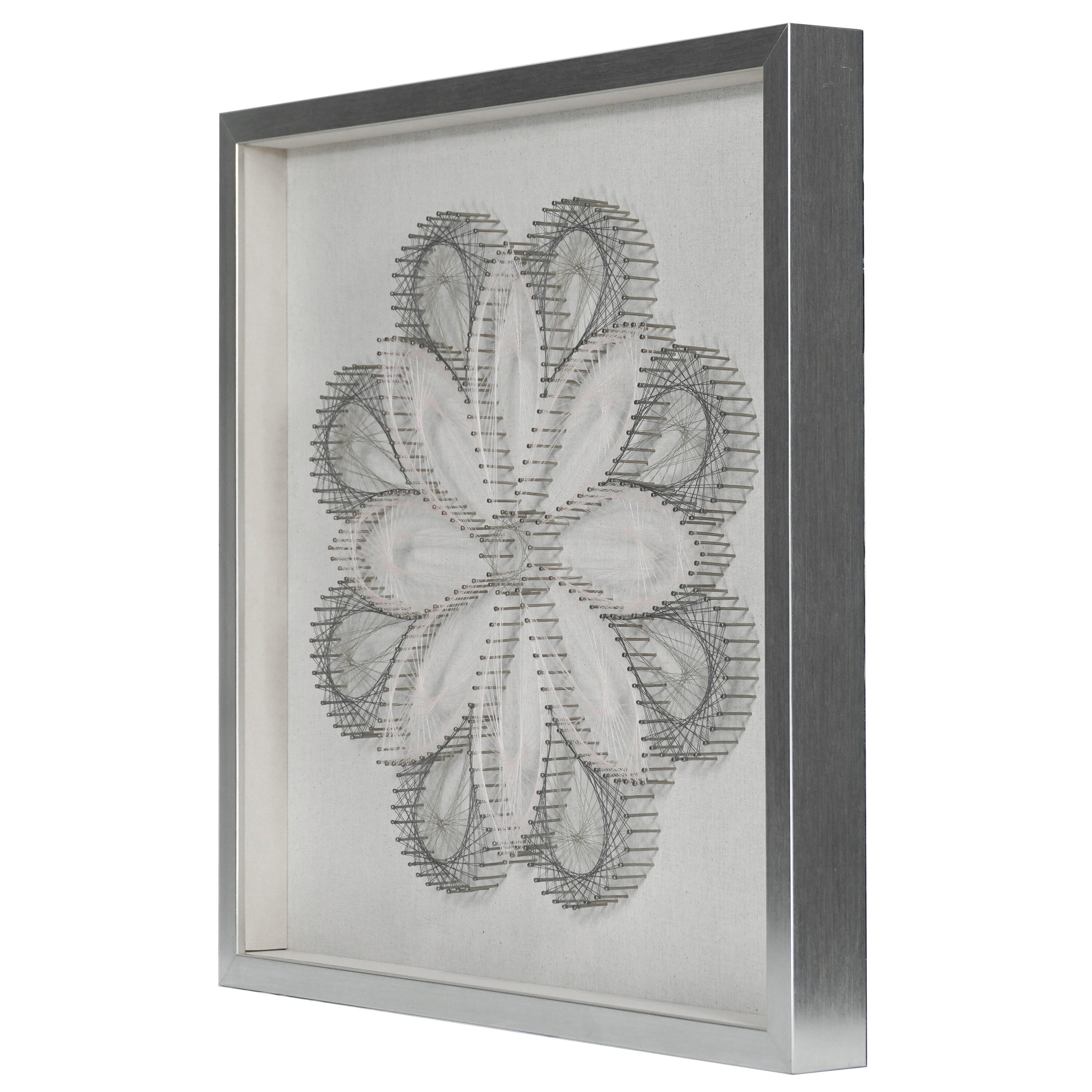 String Art Flower Shadow Box Wall Décor (MS46982) - Etsy