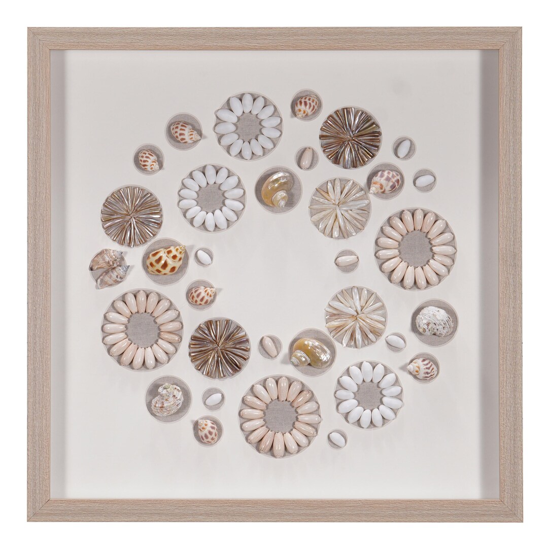 Handmade Assorted Natural Shells Shadow Box Wall Décor Wall Art ...