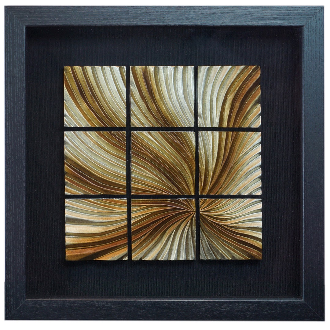 Sand Raking Zen Tiles Shadow Box MS24636A - Etsy