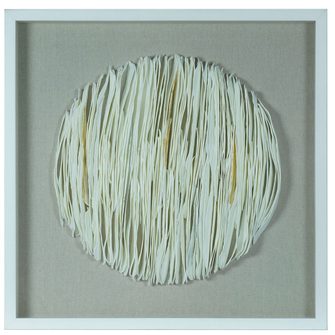 Yudeco White Clay Shadow Box Wall Décor (MS56029) - Etsy