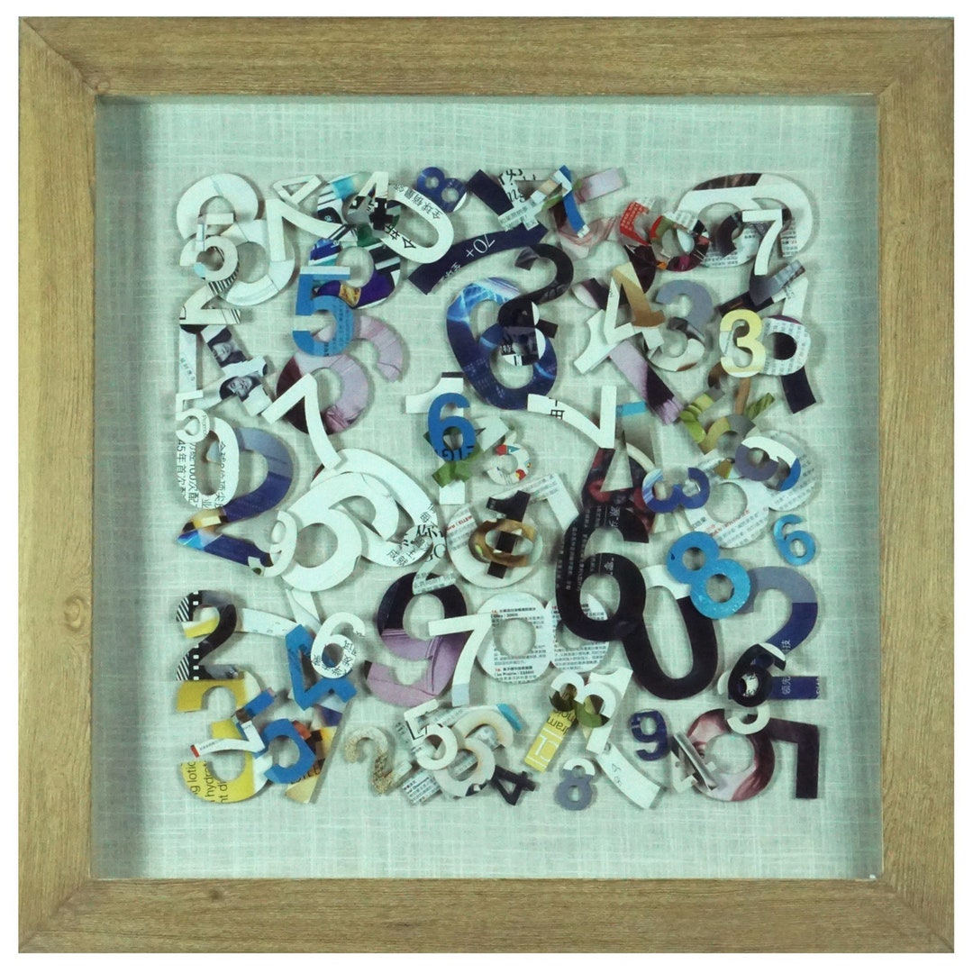 Yudeco Numbers Shadow Box (MS22599A) - Etsy