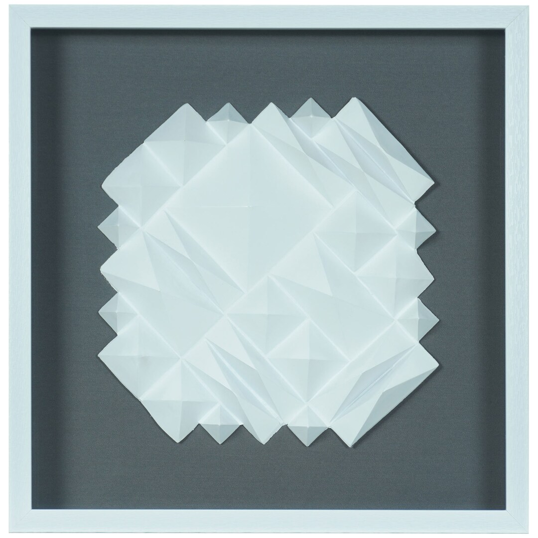 Yudeco White Ridges Shadow Box Wall Décor (MS56016) - Etsy