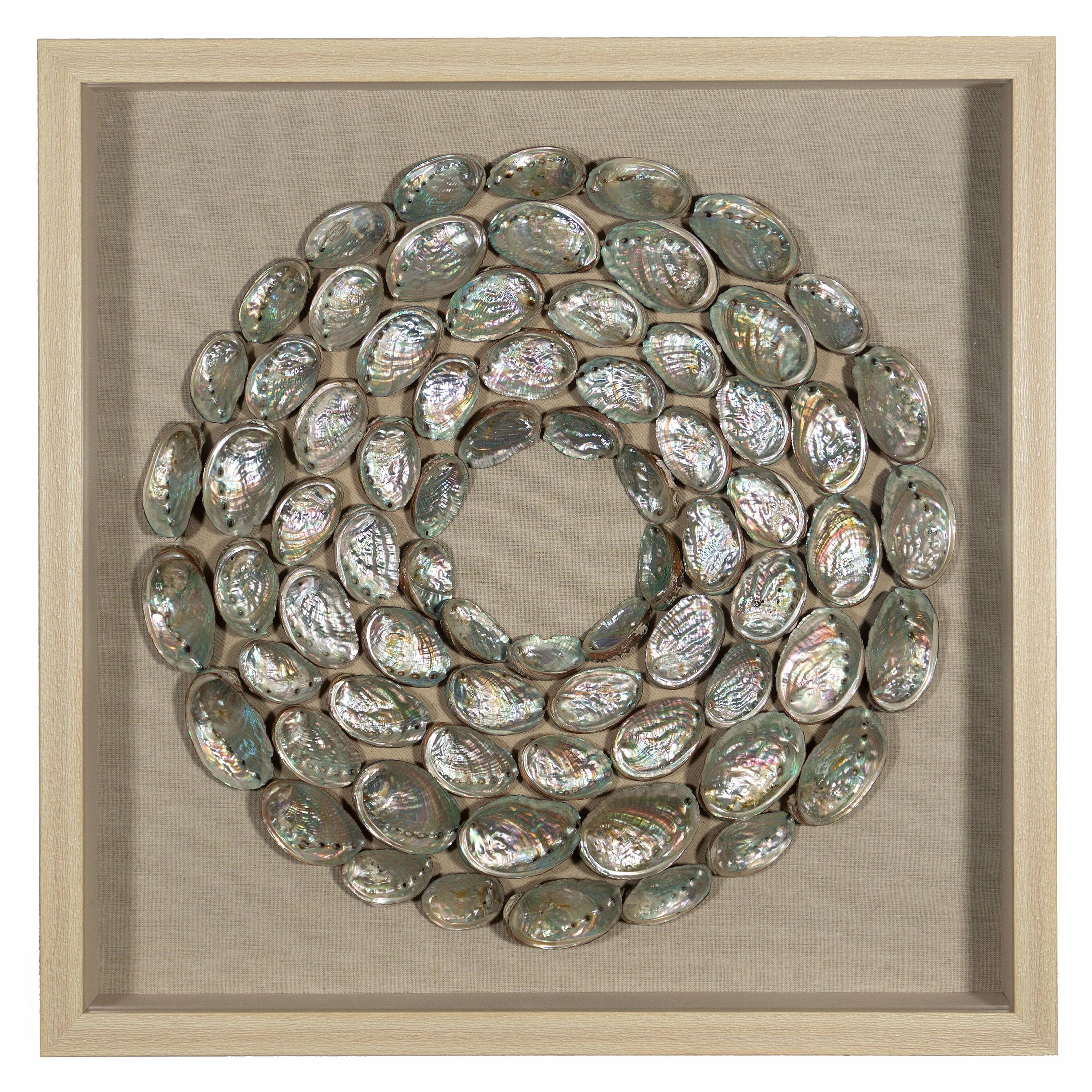 Yudeco Abalone Shell Rings Shadow Box Wall Décor (MS56027) - Etsy