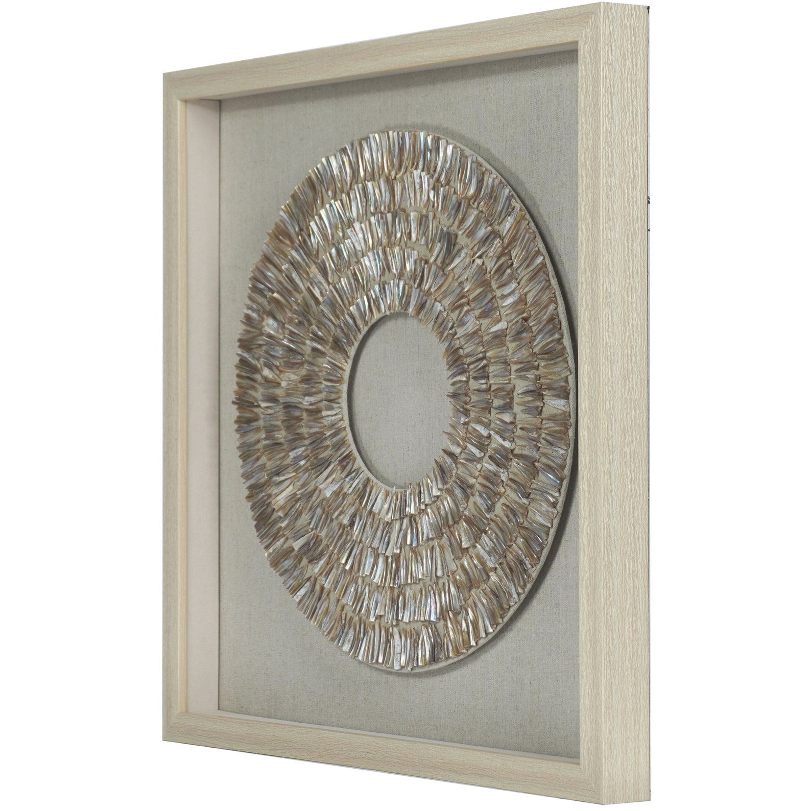 Pearl Oyster Shell Shadow Box Wall Décor - Etsy