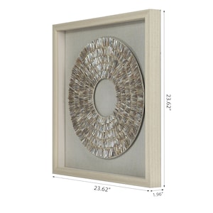 Pearl Oyster Shell Shadow Box Wall Décor (MS55745B) - Etsy