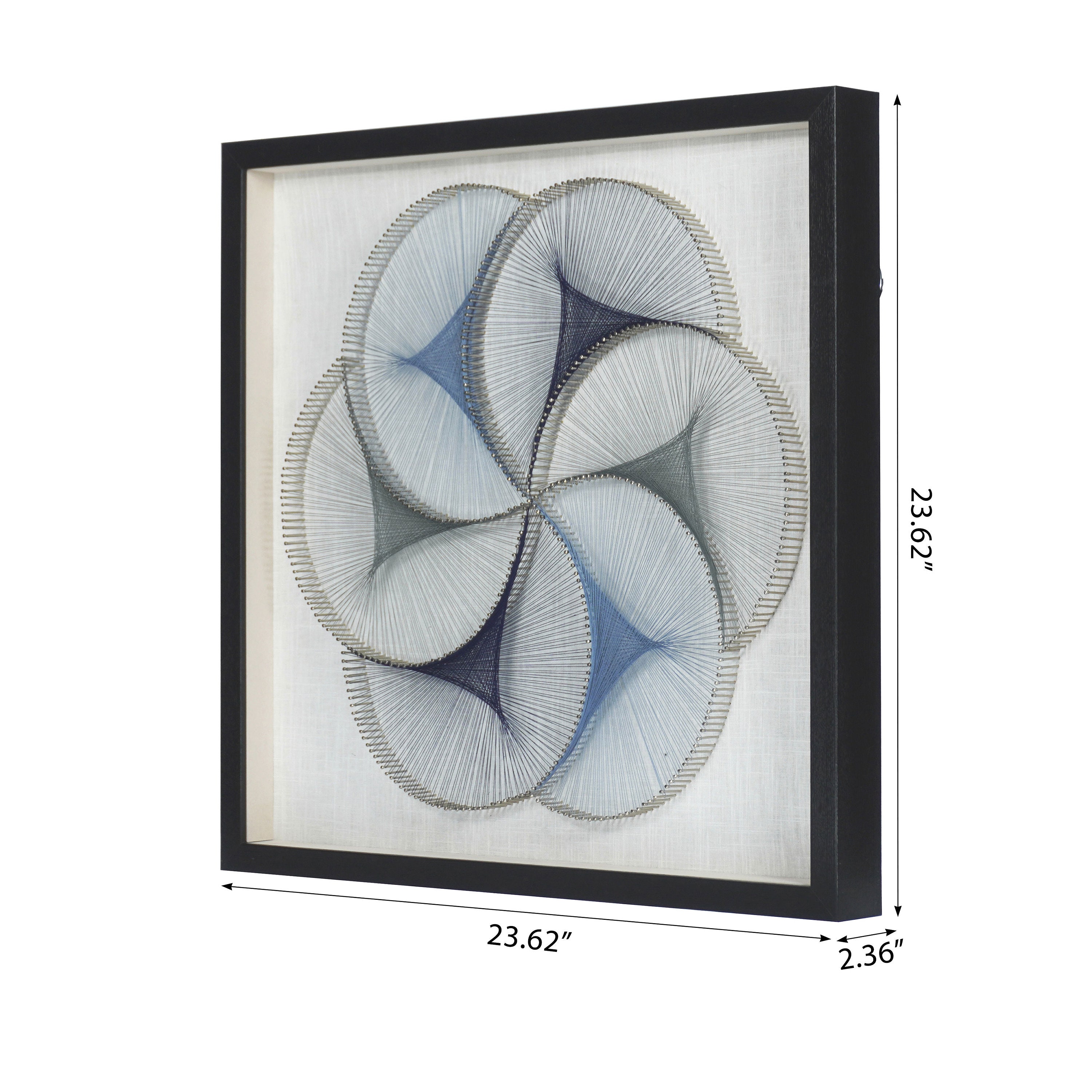 Yudeco Abstract Blue String Art Shadow Box Wall Décor (MS46983B) - Etsy