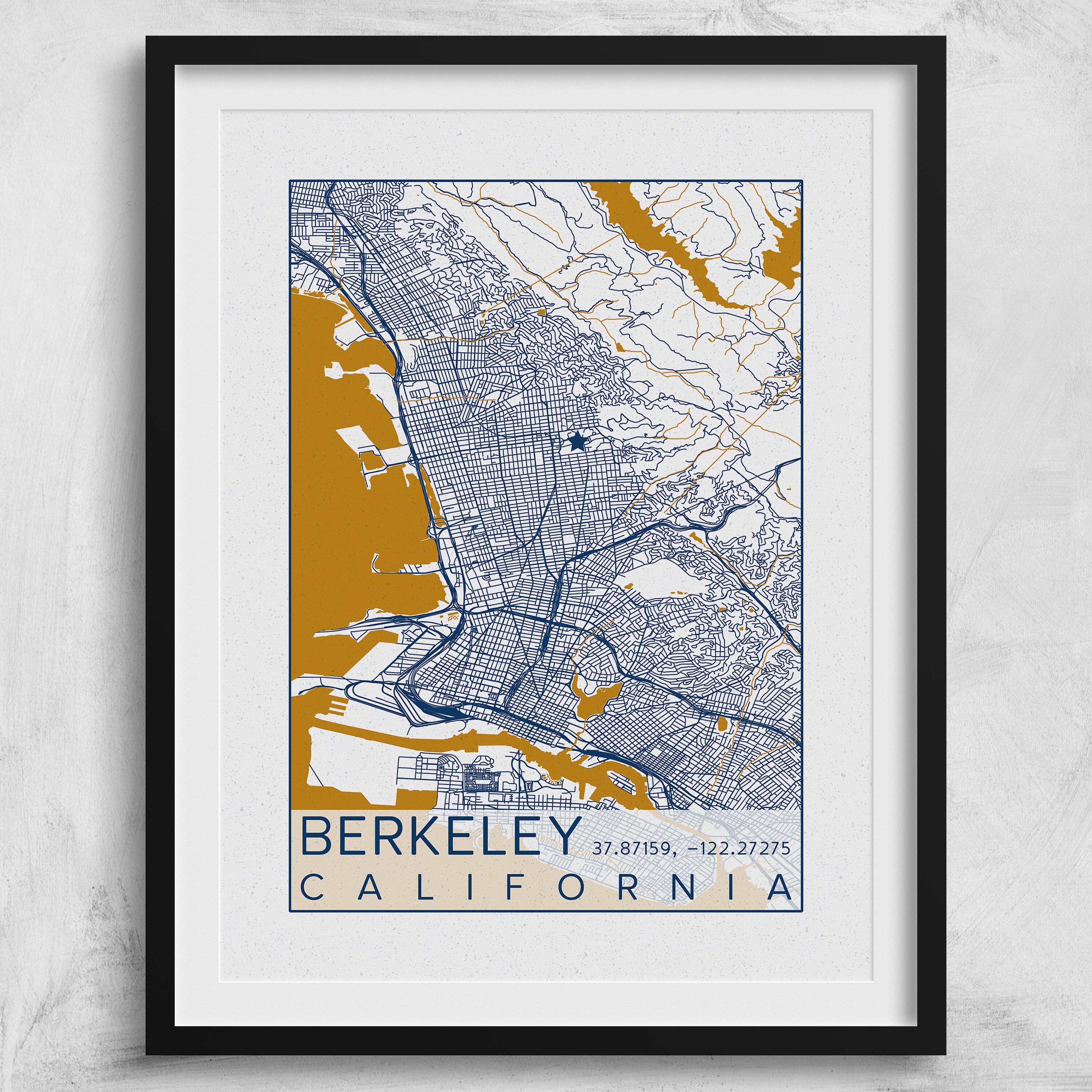California Map Berkeley