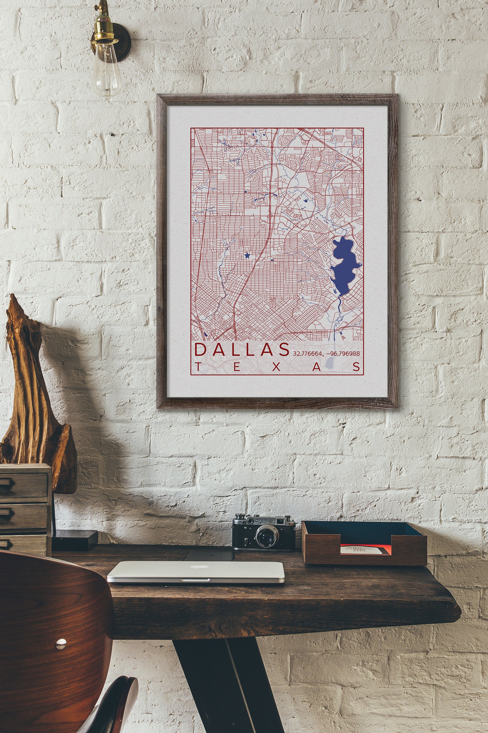 Highland University Park Dallas Texas Map Southern Methodist | Etsy