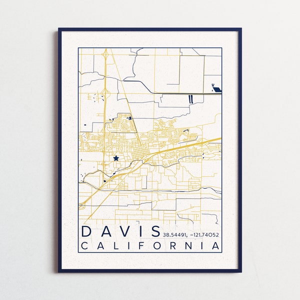 Framed California Map - Etsy