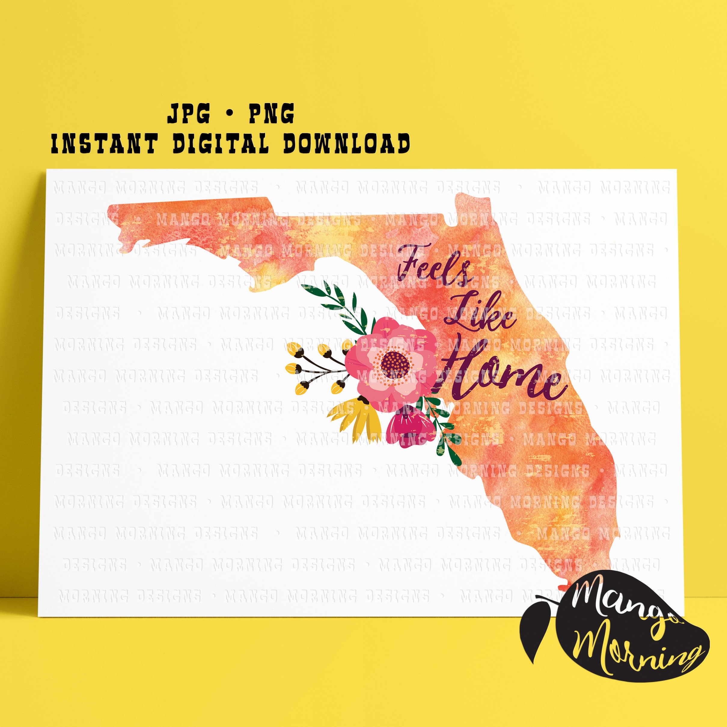 Florida, Floral Design, Florida Gifts, Florida Pride, State Art, Feels ...
