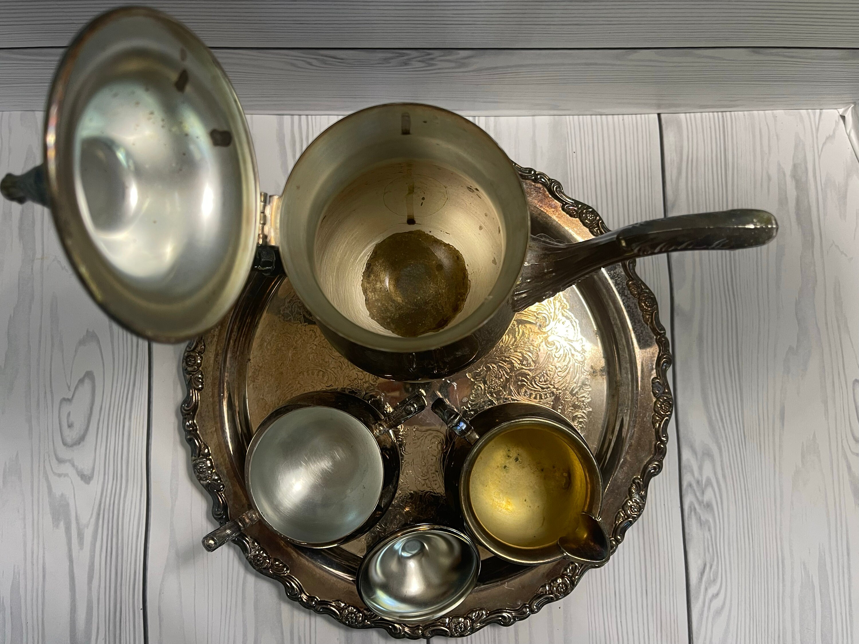 Oneida 3 Piece Silverplated Tea/ Coffee Set - Etsy