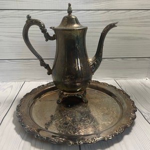 Oneida 3 Piece Silverplated Tea/ Coffee Set - Etsy