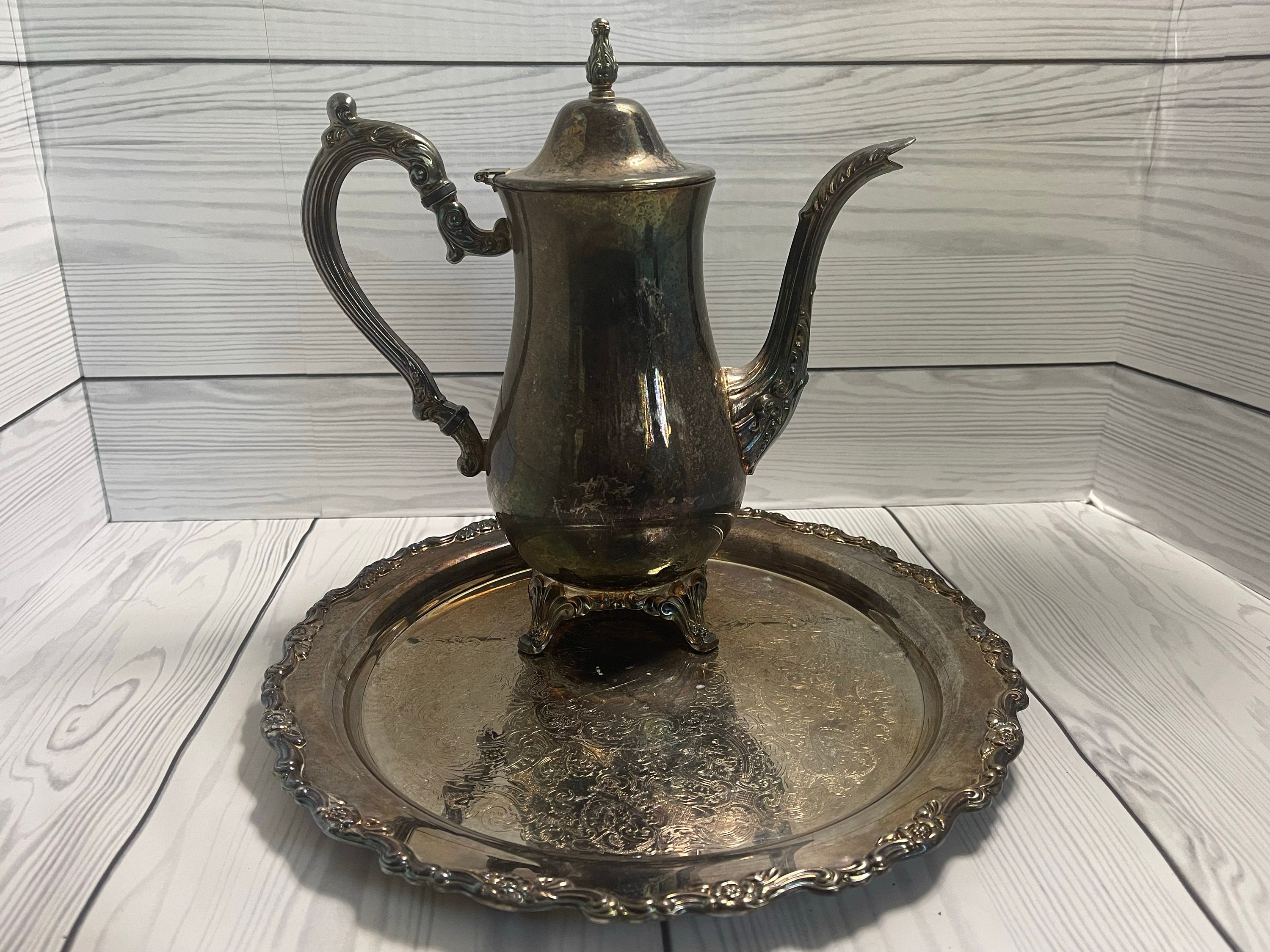 Oneida 3 Piece Silverplated Tea/ Coffee Set - Etsy