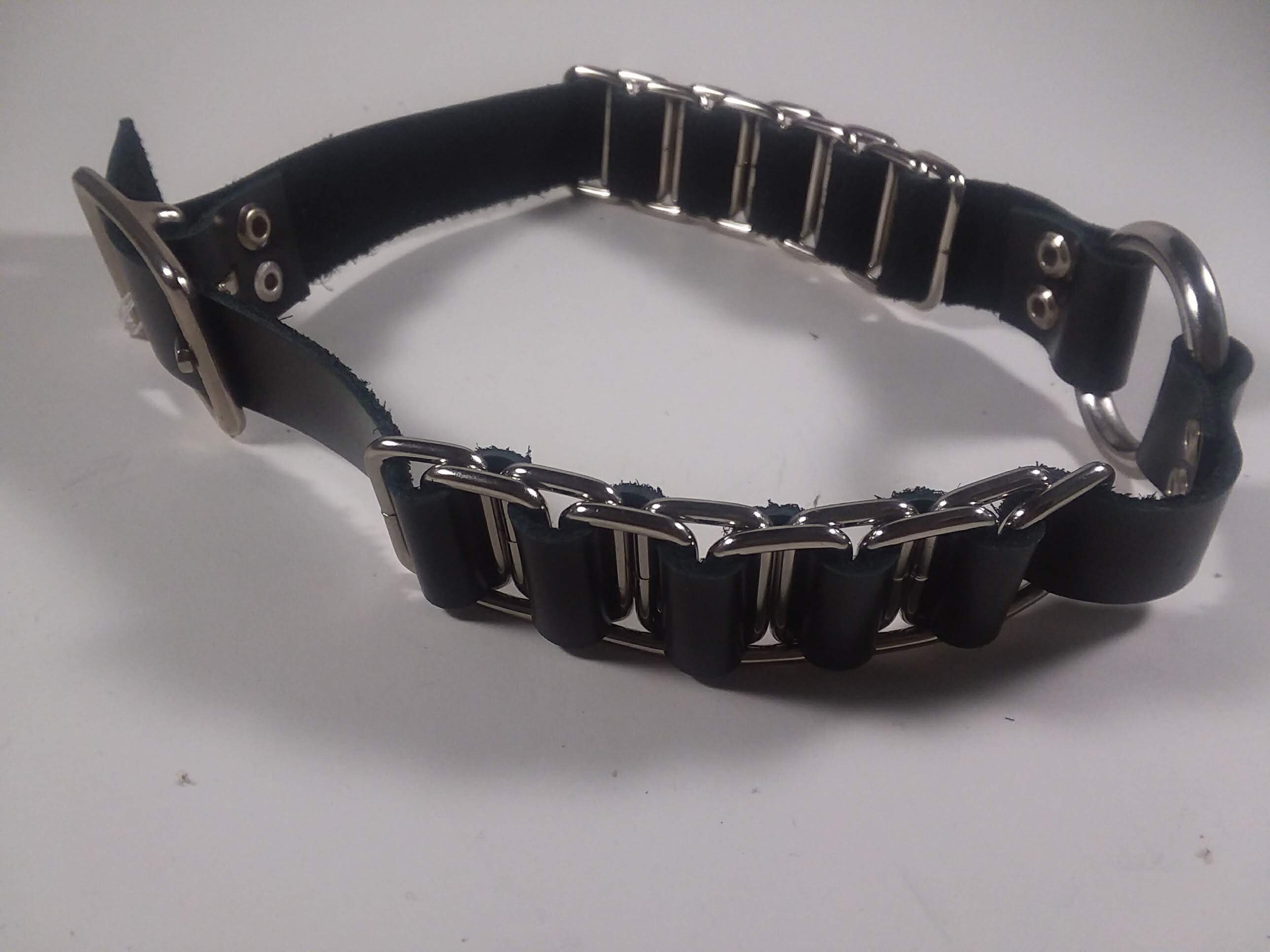 Patent Leather Split Ring Collar - Etsy
