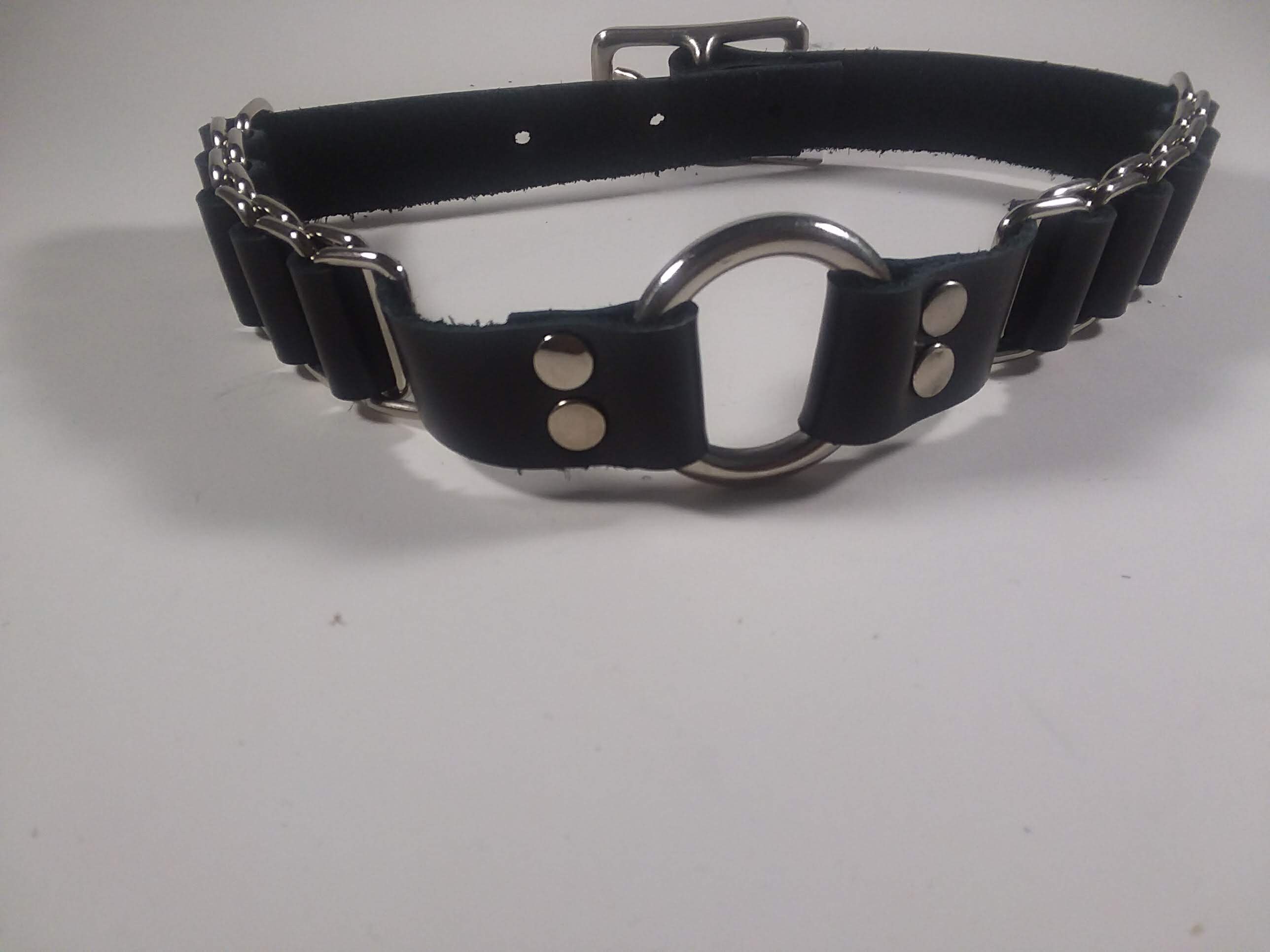 Patent Leather Split Ring Collar - Etsy