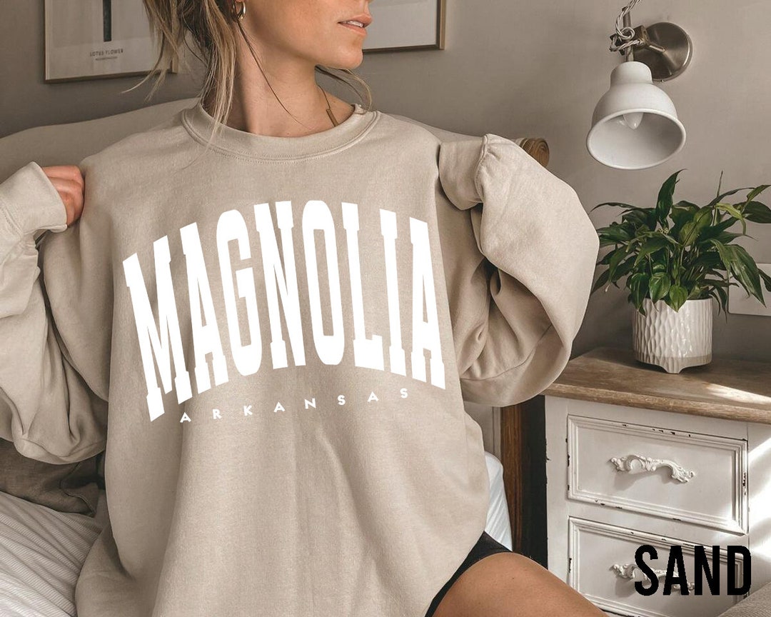 Magnolia Sweatshirt, Vintage Magnolia Sweater, Classic Magnolia ...
