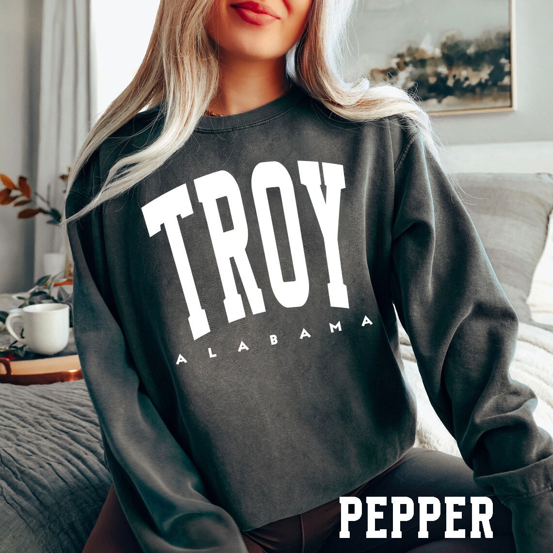 Comfort Colors Troy Shirt, Troy Sweatshirt, Vintage Troy Sweatshirt ...