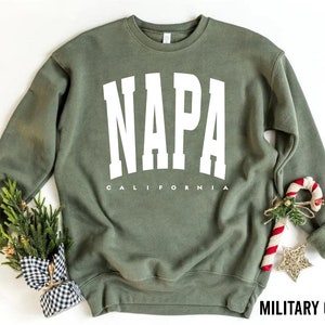 Napa Sweatshirt, Vintage Napa Sweatshirt, Classic Napa Sweatshirt ...