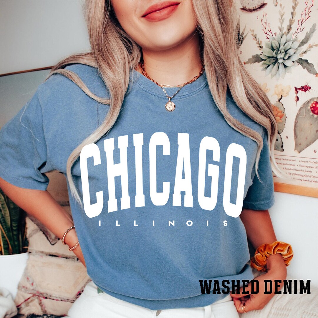 Comfort Colors Chicago Shirt, Chicago Sweatshirt, Vintage Chicago ...