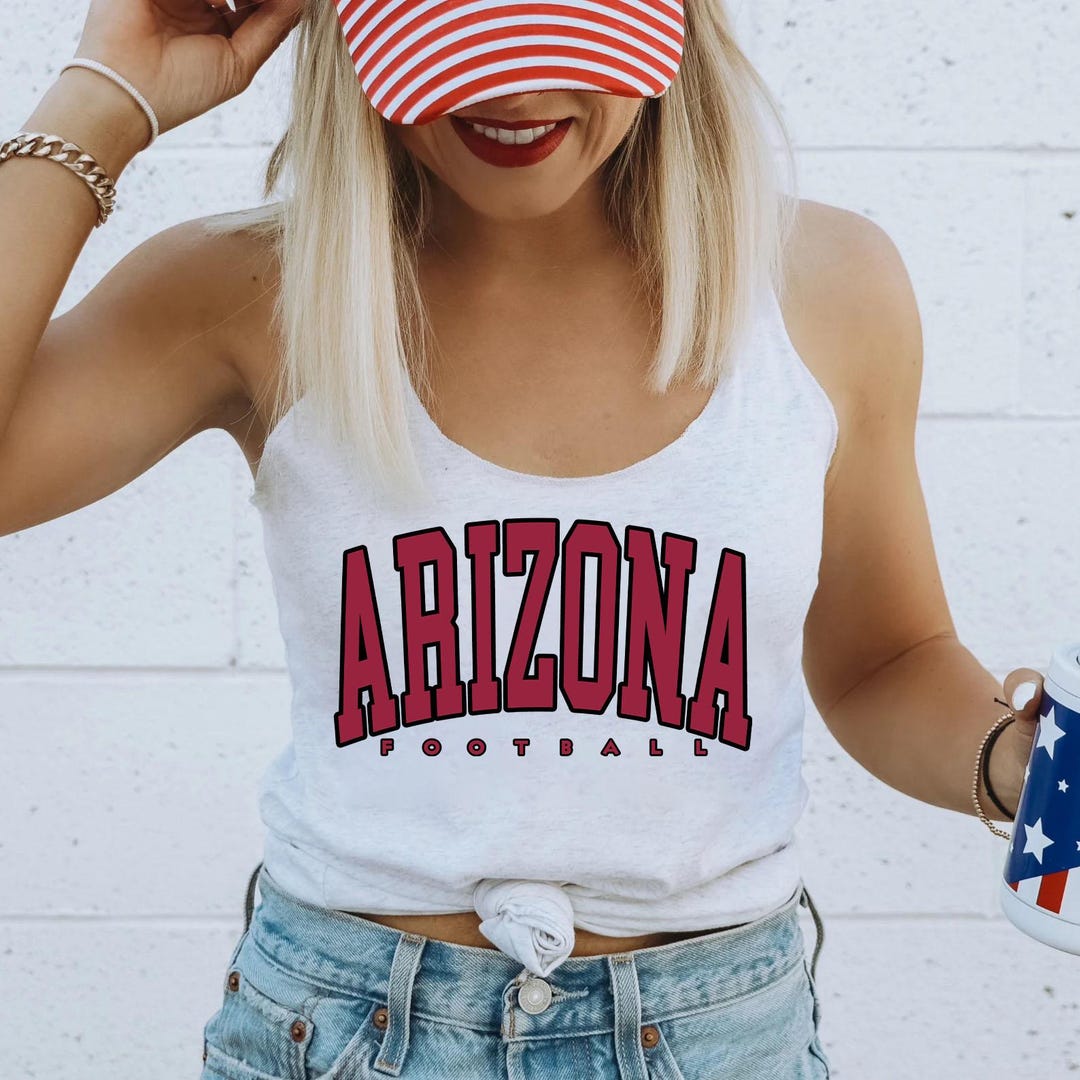 Vintage Arizona Football Tank Top Tshirt Arizona Shirt Football Tank ...