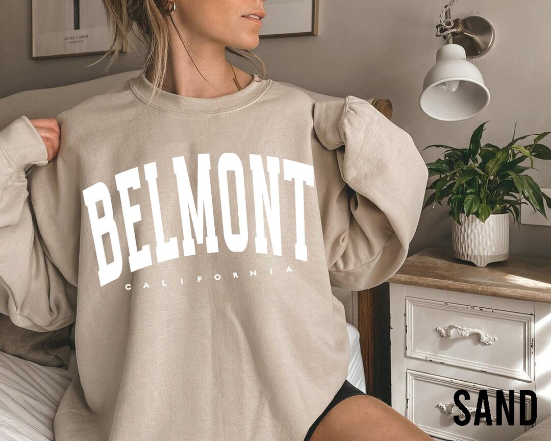 Belmont Sweatshirt, Vintage Belmont Sweatshirt, Classic Belmont ...