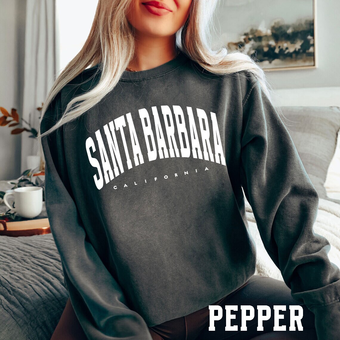 Comfort Colors Santa Barbara Shirt Santa Barbara Sweatshirt - Etsy